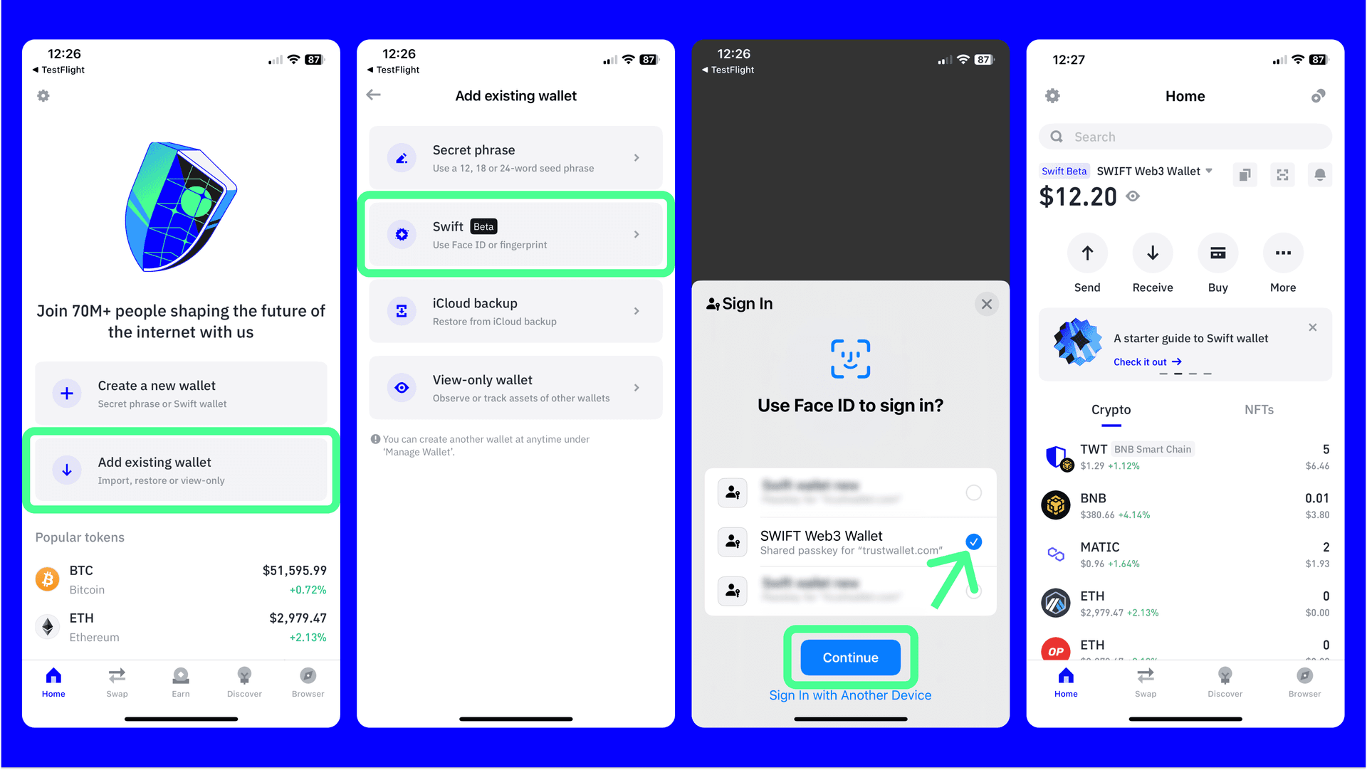 Trust Wallet SWIFT: Understanding Passkeys and Recoverability | Trust