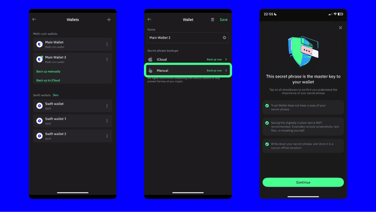 How to Backup Your Recovery Phrase and Export Private Keys in Trust Wallet | Trust