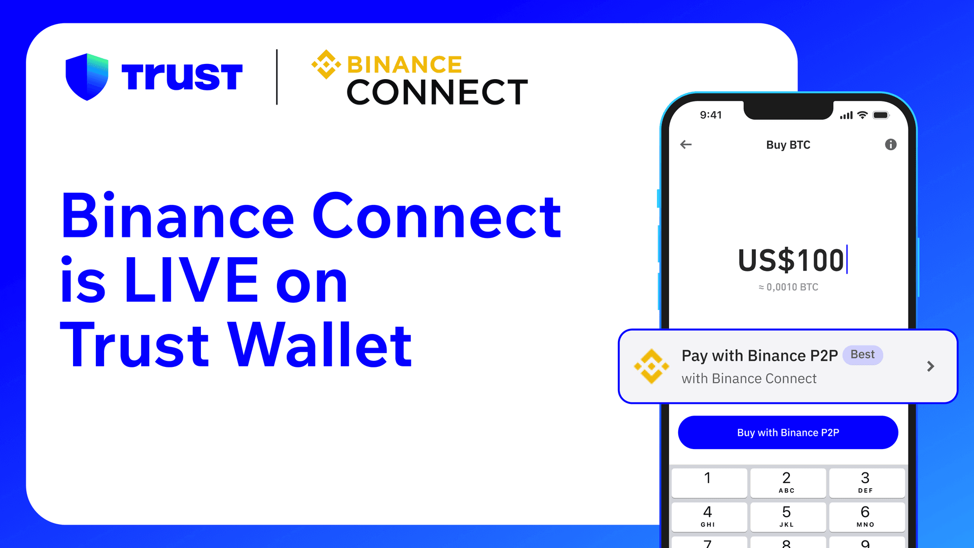 Binance Connect is LIVE on Trust Wallet | Trust Wallet