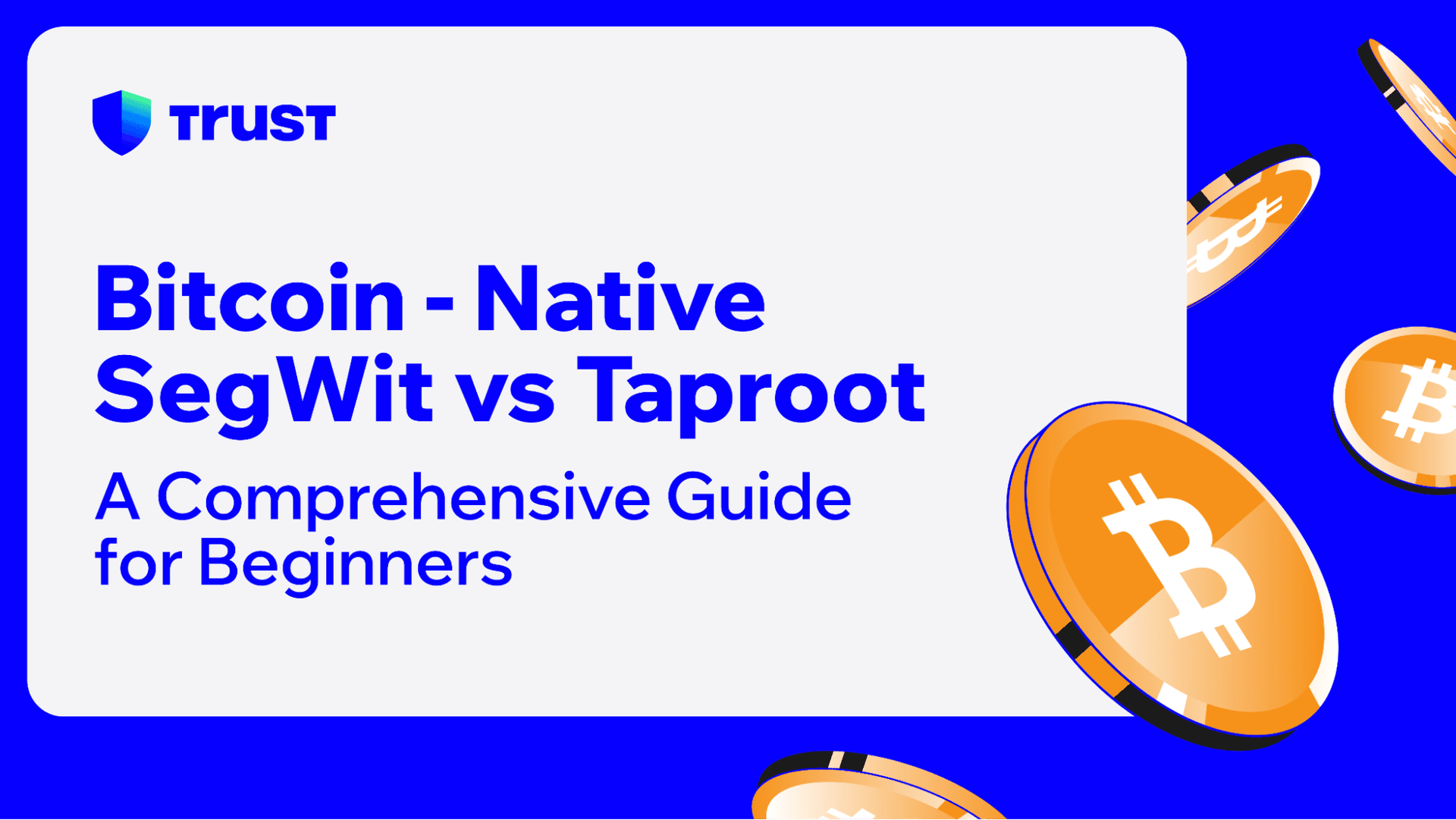 Bitcoin - Native SegWit vs Taproot: A Comprehensive Guide for Beginners ...