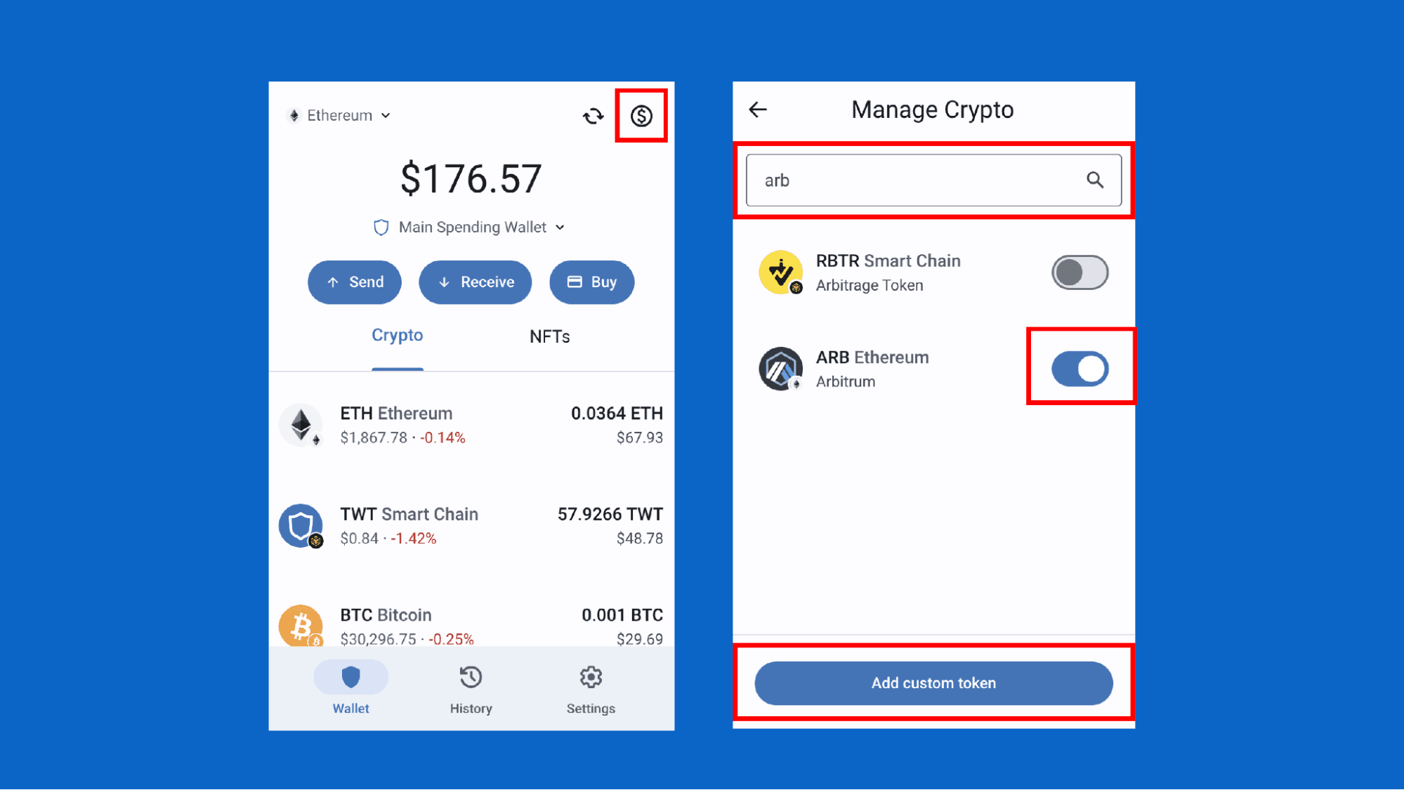 How to Add the Arbitrum (ARB) Token to Trust Wallet | Trust