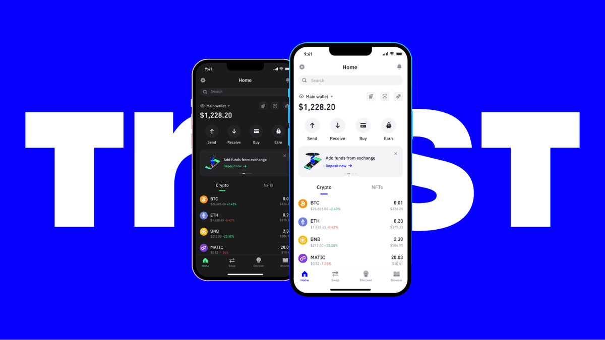 Introducing the New Trust Wallet Mobile App & Browser Extension | Trust ...