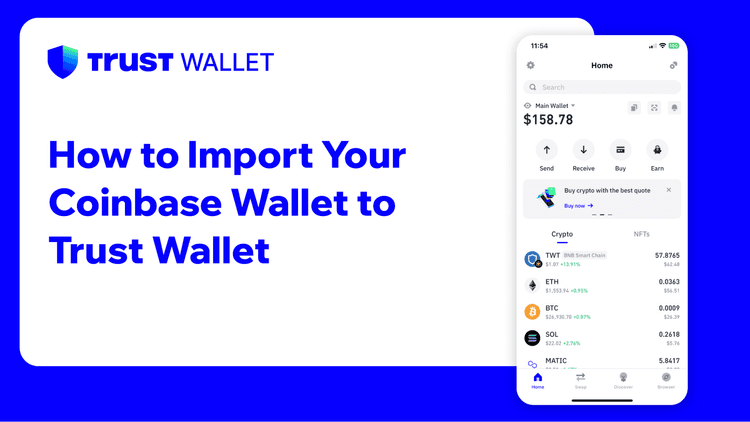 How to Import Your Coinbase Wallet to Trust Wallet | Trust Wallet