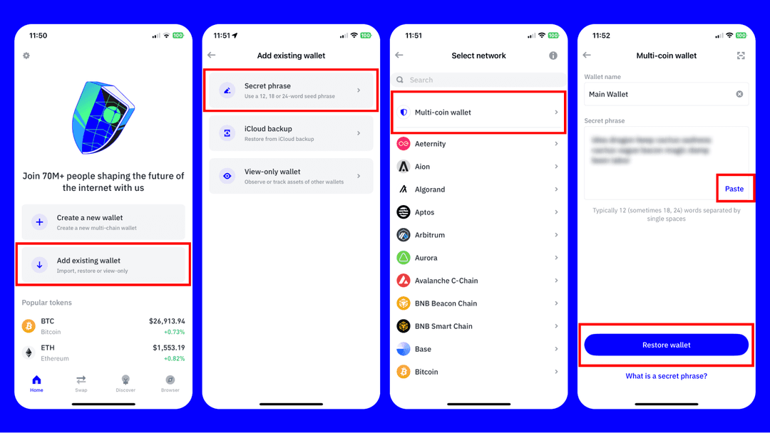How to Import Your Wallet from Metamask to Trust Wallet | Trust