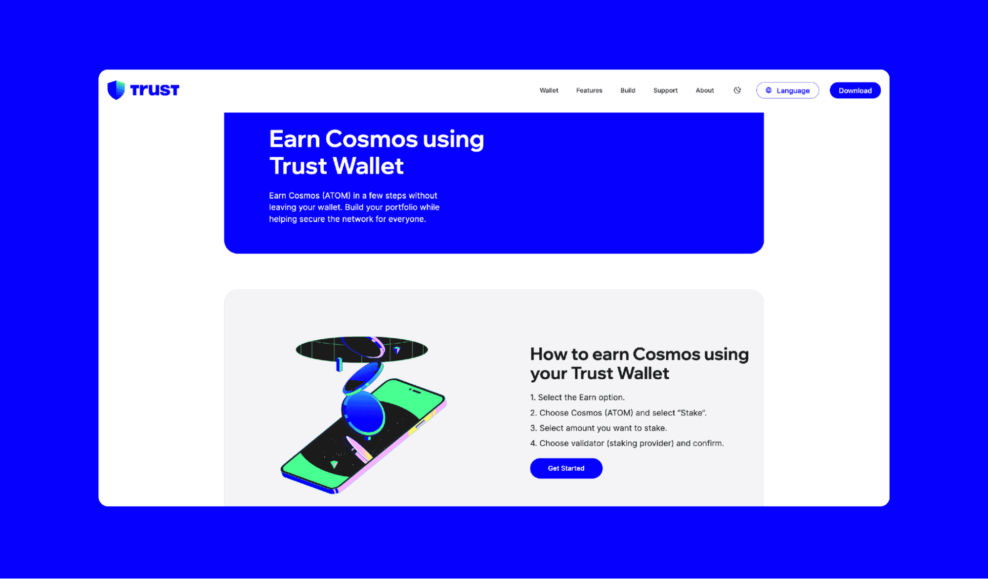How to Stake Cosmos (ATOM) and Earn Rewards Using Trust Wallet | Trust ...