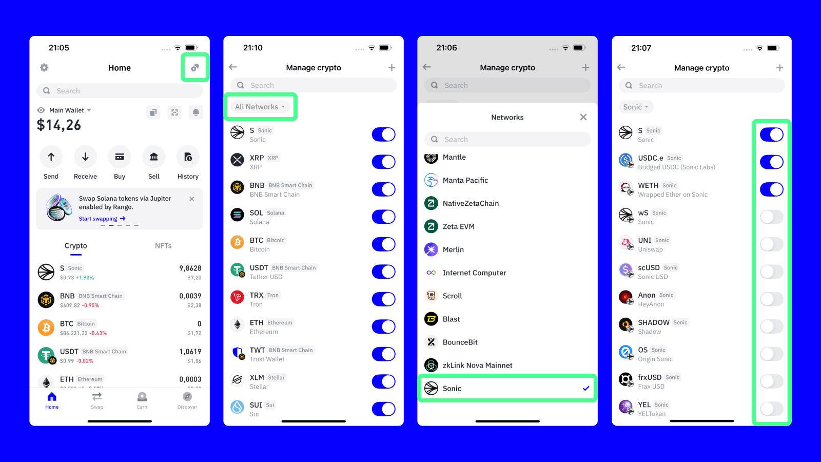 Trust Wallet Integrates Sonic (S) (prev FTM) Network | Trust