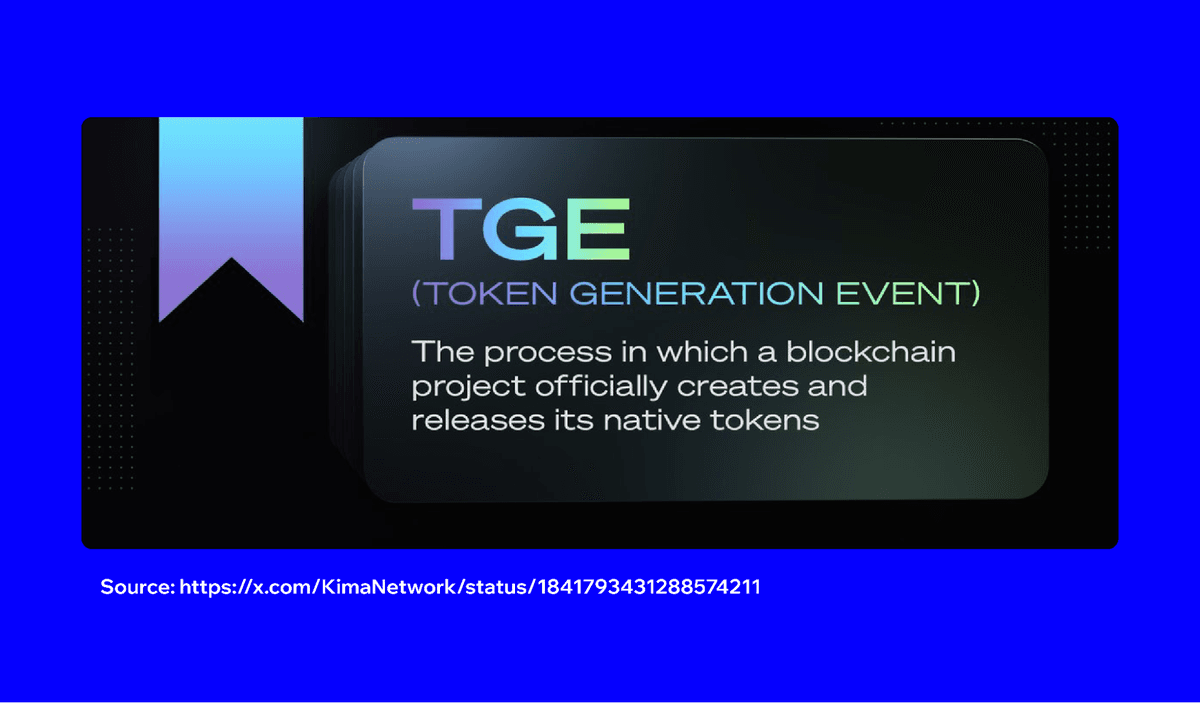 What is Token Generation Event (TGE)? | Trust